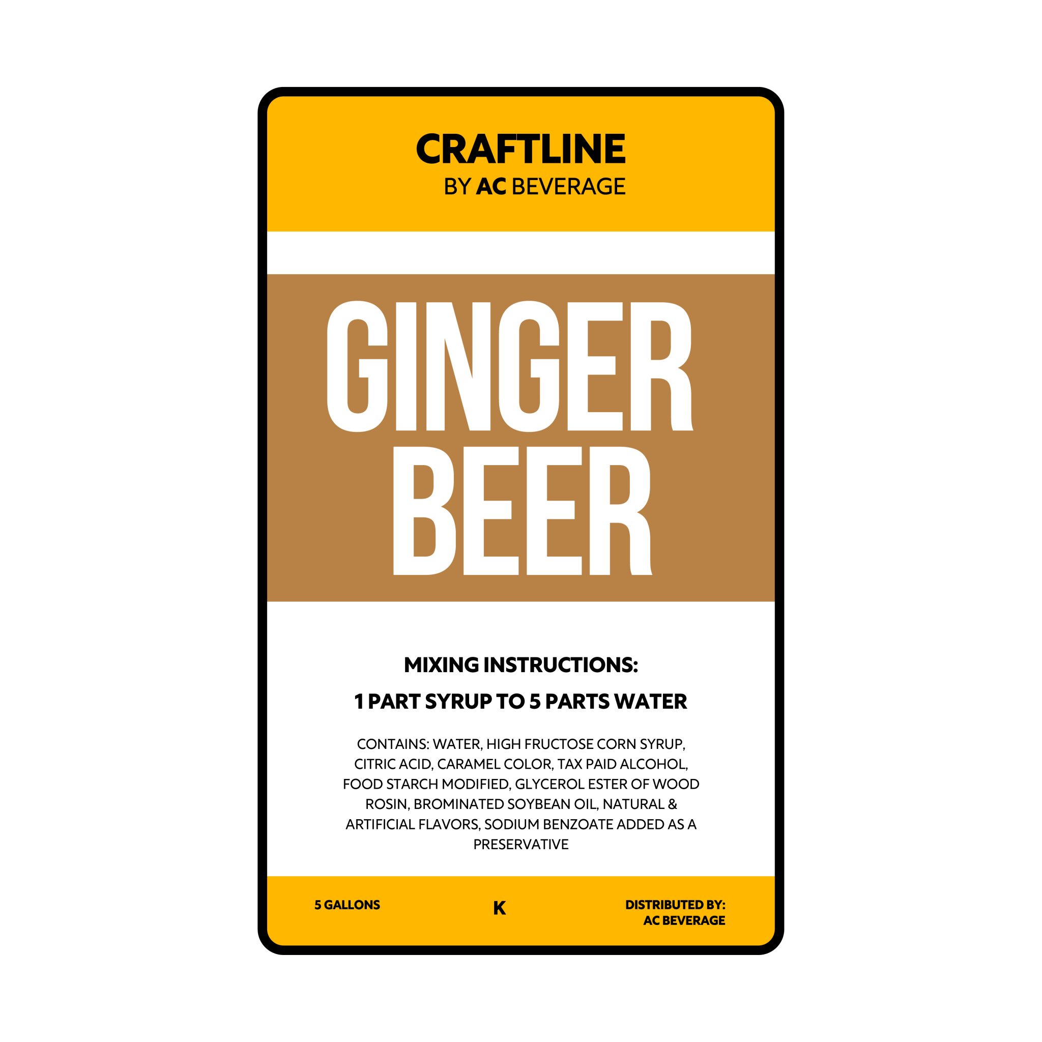 Ginger Beer - AC BEVERAGE INC
